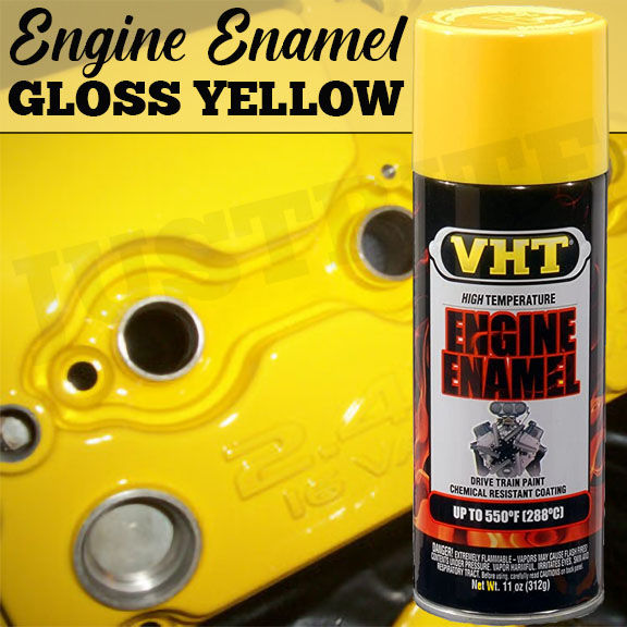 VHT Engine Enamel GLOSS YELLOW Spray Paint Spraypaint PROMO PRICE ...
