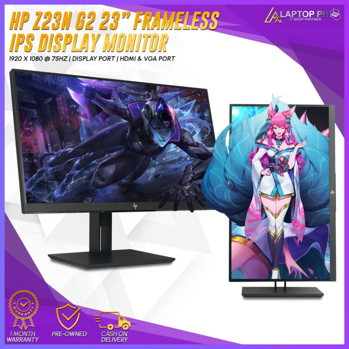 【Monitor Sale】HP Z23N G2 23" Frameless IPS DISPLAY | FREE POWER CORD ...