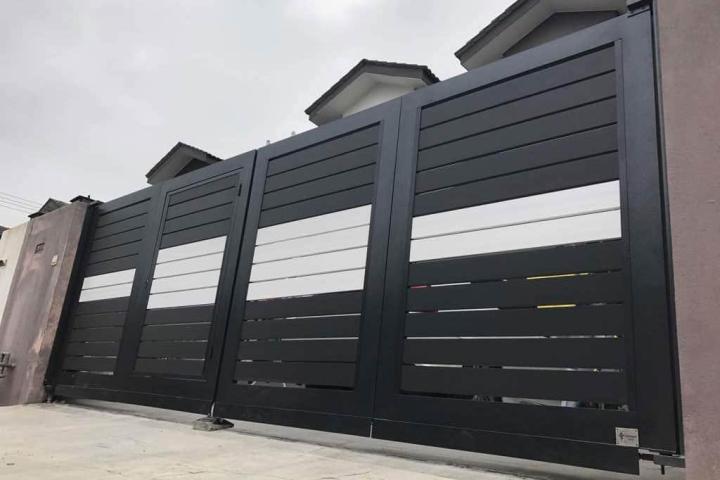 FULLSET TRACKLESS SYSTEM C/W AUTOGATE SYSTEM MOTOR FOLDING TYPE GATE 13 ...