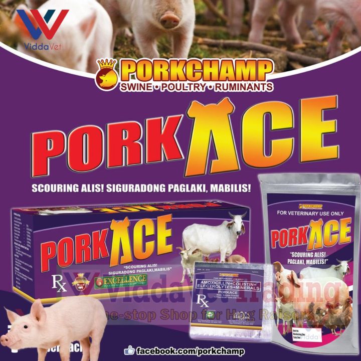 Pork Ace 1 kg WS powder for Anti-Scouring for Farm Animals livestock ...