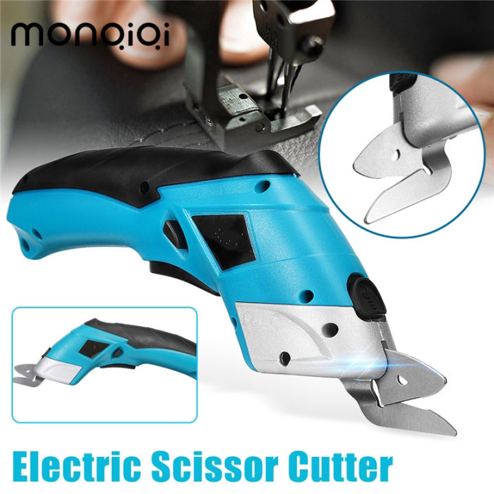 4V Electric Scissor Auto Cutter Cordless Tailors Scissors Rechargeable ...