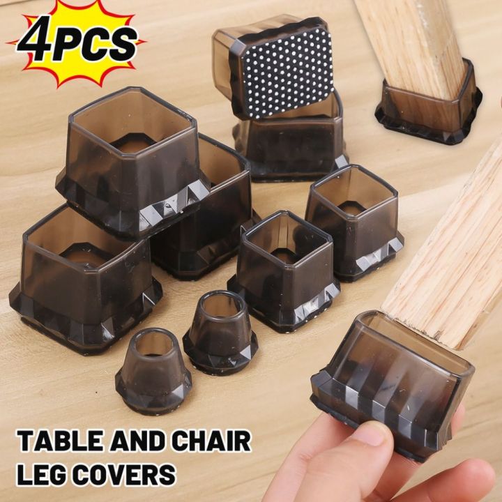 4Pcs Chair Leg Floor Protectors Furniture Sliders for Hardwood Floors ...