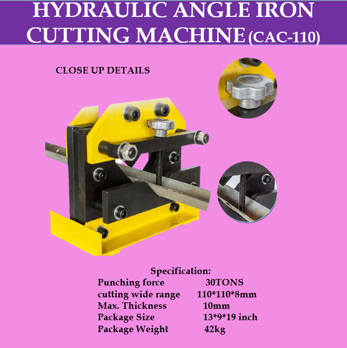 Lifting Equipment Hydraulic Angle Steel Bar Cutter Hydraulic Angle ...