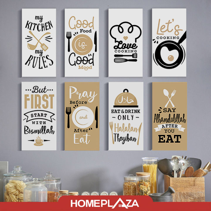 Hiasan Dinding Dapur Wall Decor Kitchen | Lazada Indonesia