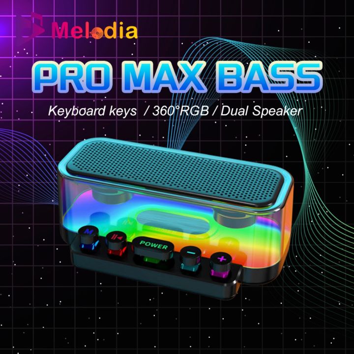 【PRO MAX BASS】Speaker Bluetooth Small Size Original Soundbar Dual Super ...
