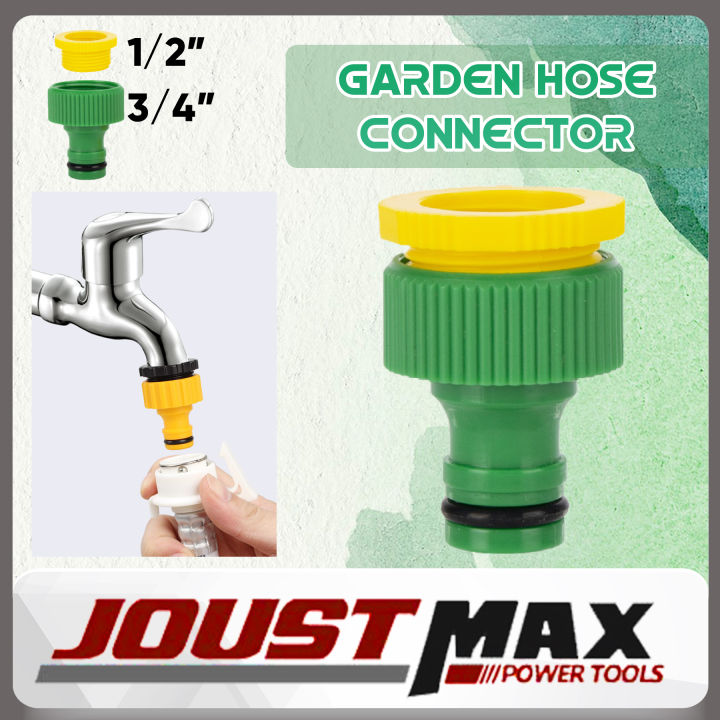 PVC GARDEN HOSE CONNECTOR 2# 1/2" 3/4" FEMALE THREAD FAUCET TAP ADAPTER ...