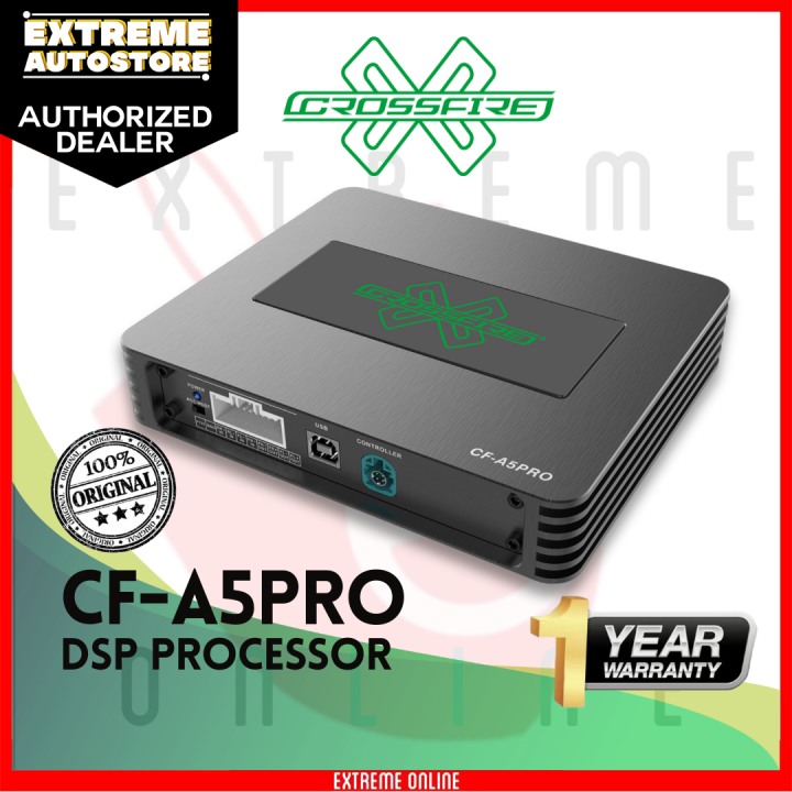 CROSSFIRE DSP AMPLIFIER CF-A5PRO BUILT IN 4 CHANNEL AMPLIFIER 10 Band ...