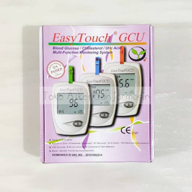Easy touch 3in1 unit Blood Sugar Check Machine Glucose Acid Cholesterol ...