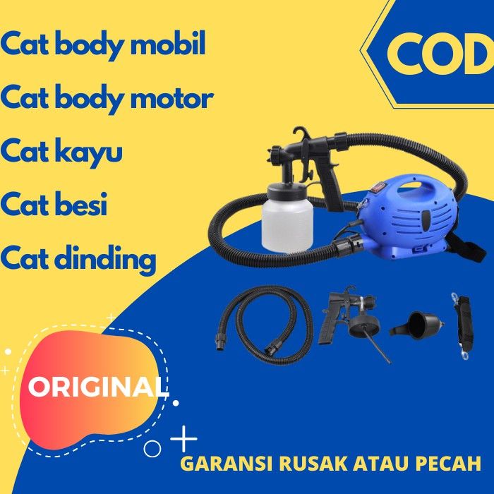 Kompresor mini cat semprot motor kayu besi dan furnitur | Lazada Indonesia