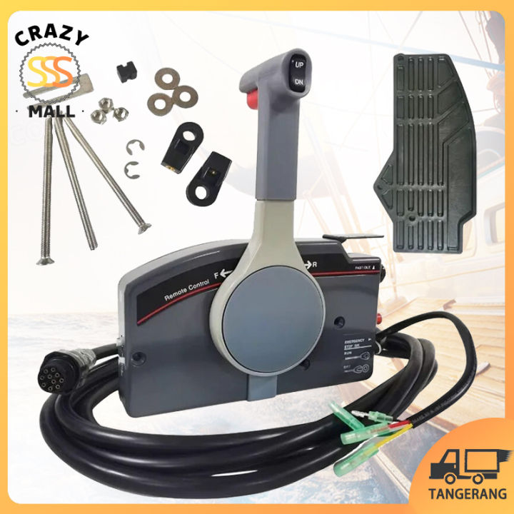 Remote Control Box Handle 7 Pin Untuk Mesin Tempel Boat Outboard Engine ...