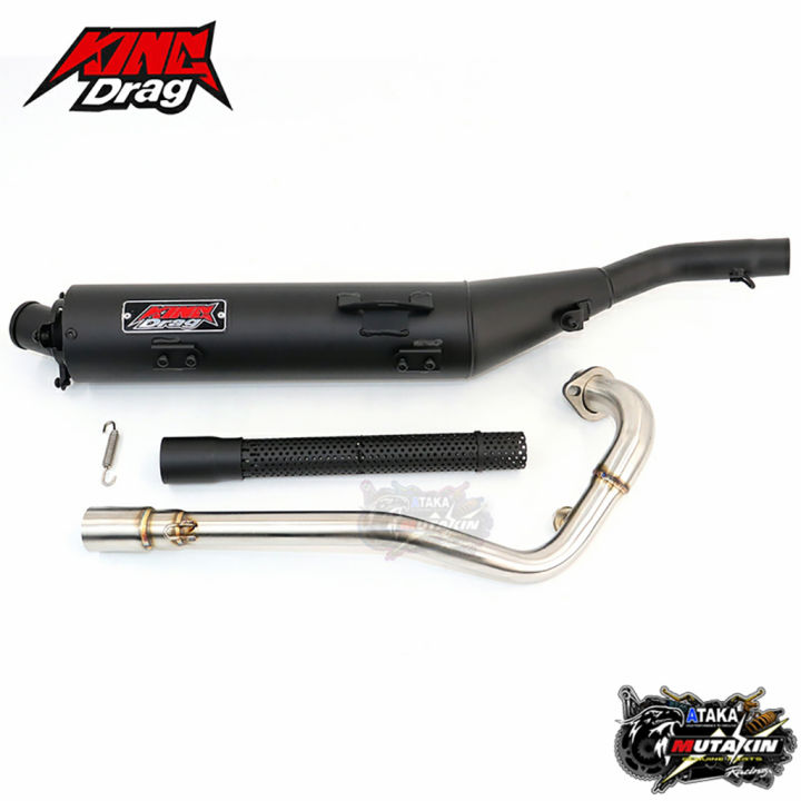 knalpot king drag mx king mx old set 28mm 32mm original Racing Diimpor ...