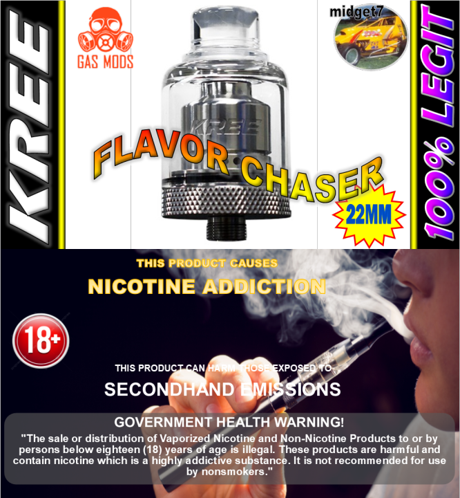 GAS MODS Kree RTA 2ml (22mm) (single coil) | Lazada PH