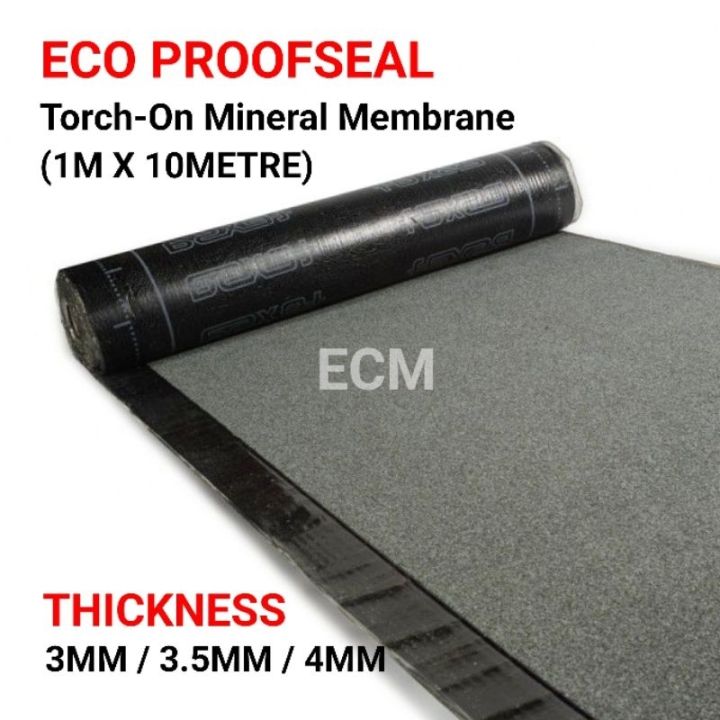 WATERPROOFING KING! 3MM - 4MM THICK (FULL.ROLL 1M X 10M LENGTH) TORCH ...