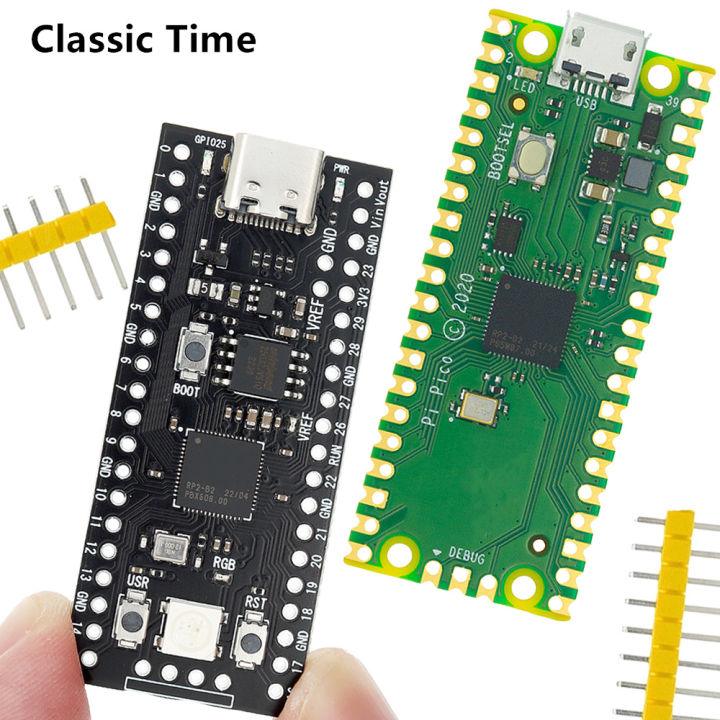 Pico Board RP2040 Dual-Core 264KB ARM Low-Power Microcomputers High-Performance Cortex-M0 ...