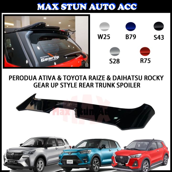 PERODUA ATIVA & TOYOTA RAIZE & DAIHATSU ROCKY GEAR UP STYLE REAR TRUNK ...