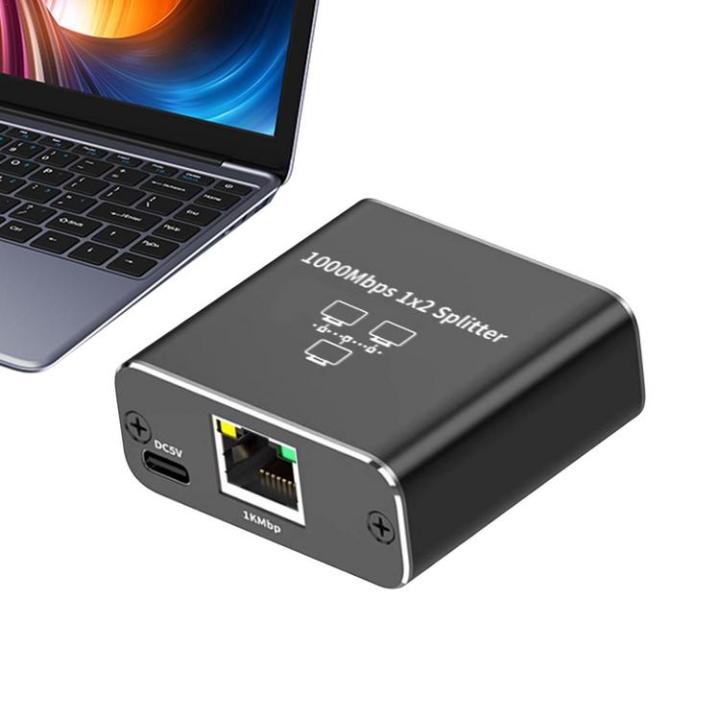 Ethernet Switch 1 to 2 Gigabit Switch Network Hub 1000Mbps Ethernet ...