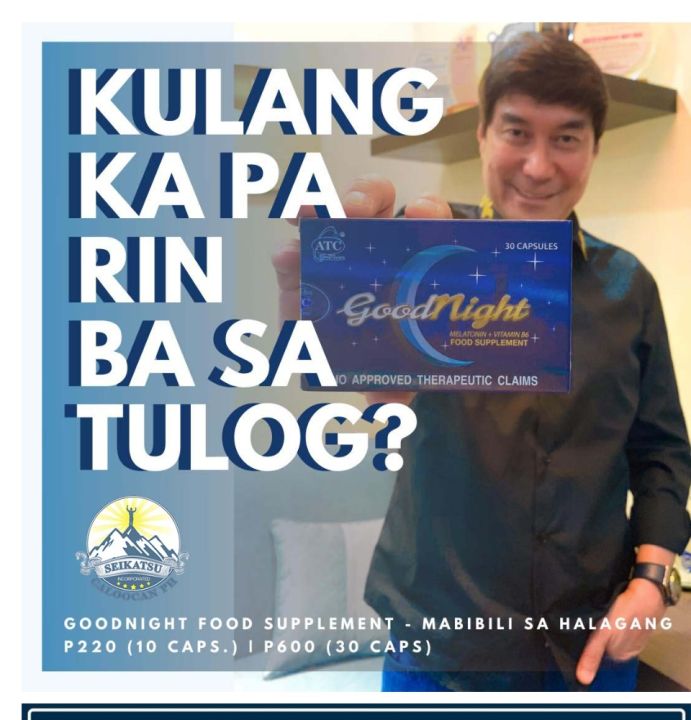 GOODNIGHT FOOD SUPPLEMENT (SEIKATSU) | Lazada PH