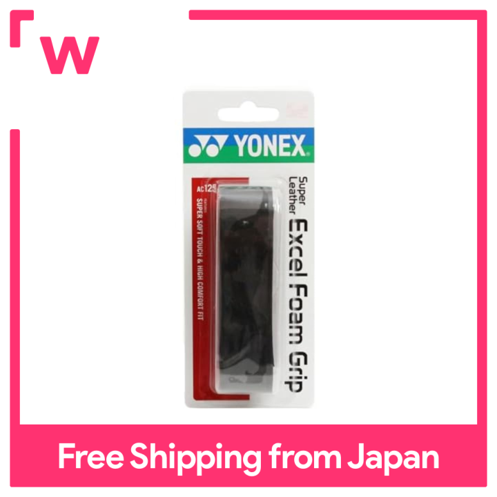 YONEX Tennis Badminton Replacement Grip Super Leather Excel Foam Grip ...