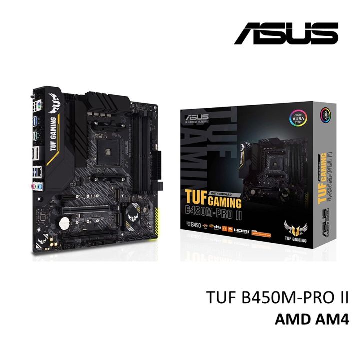 ASUS TUF GAMING B450M-PRO II AMD AM4 MICRO ATX MOTHERBOARD | Lazada