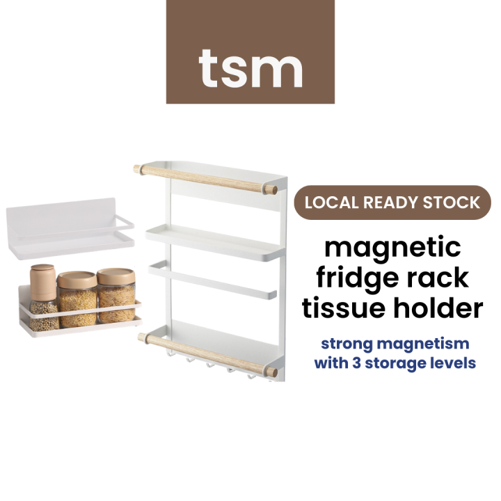 TSM Multifunctional Fridge Rack | Magnetic Tissue Holder | Kitchen ...