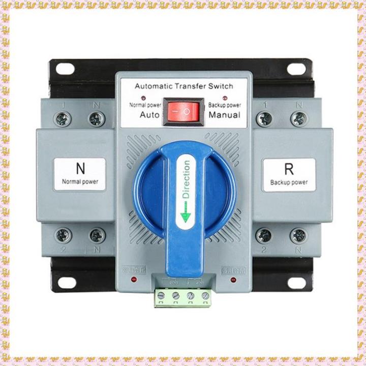 (ABZS) 2P 63A 230V MCB Type Dual Power Automatic Transfer Switch ATS Rated Voltage 230V Rated ...