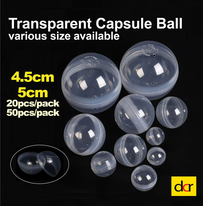 45mm & 50mm Transparent Plastic Ball, Capsule Ball for Lucky Draw ...