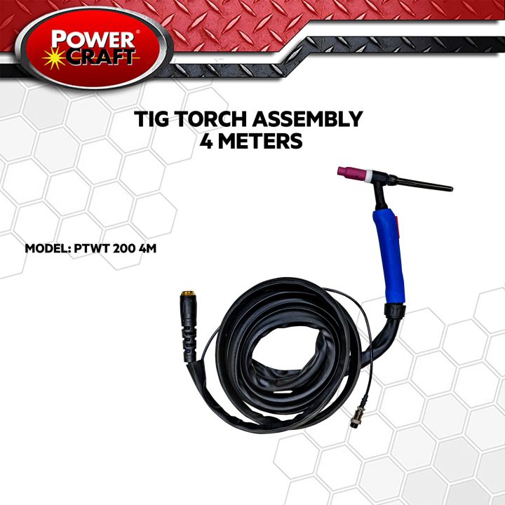 PowerCraft - TIG Torch Assembly 200A - 4 meters | Lazada PH