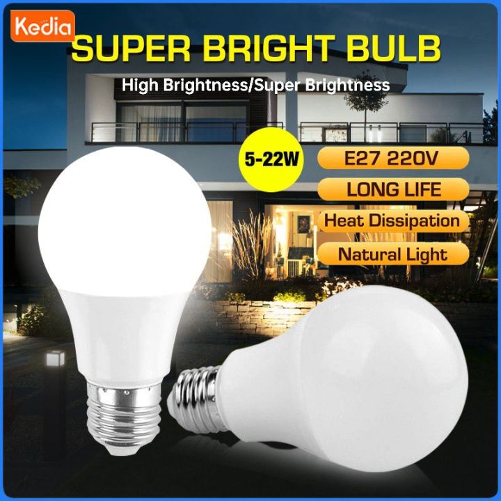 E27 LED Bulb 3W 5W 7W 9W 12W 15W 18W 22W Household Light Bulb Bedroom ...