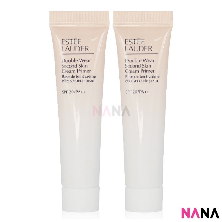 ESTEE LAUDER Double Wear Second Skin Cream Primer SPF 20/PA++ 15ml x2 ...