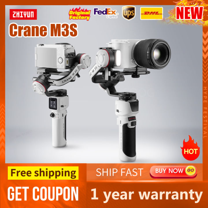 ZHIYUN Crane M3S Camera Handheld Stabilizer 3 axis Gimbal Bluetooth ...