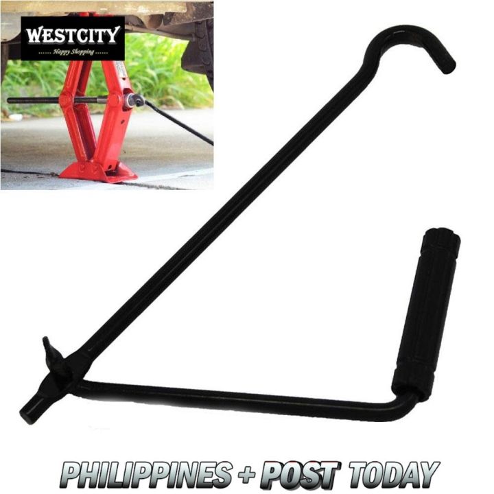 ★Ready Stock★ Foldable Car Hand Jack Rocker Steel Scissor Jack Rocker ...