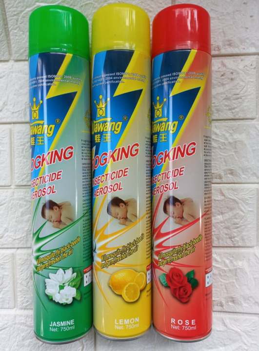 WAWANG FROGKING INSECTICIDE AND AEROSOL - INSECT KILLER KILL MOSQUITO, FLY, BLACK-BEETLE AND ...