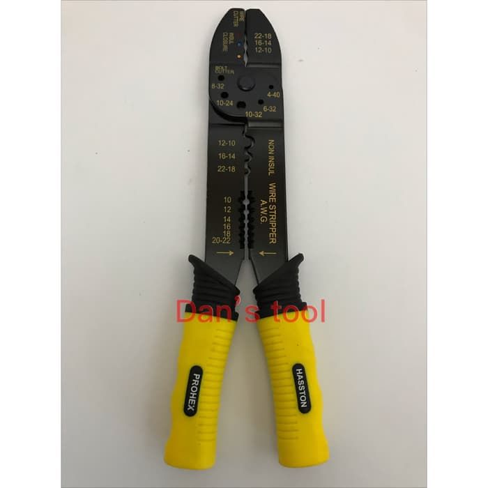 Tang Crimping Skun 9 inch HASSTON / Tang Skun Kabel | Lazada Indonesia