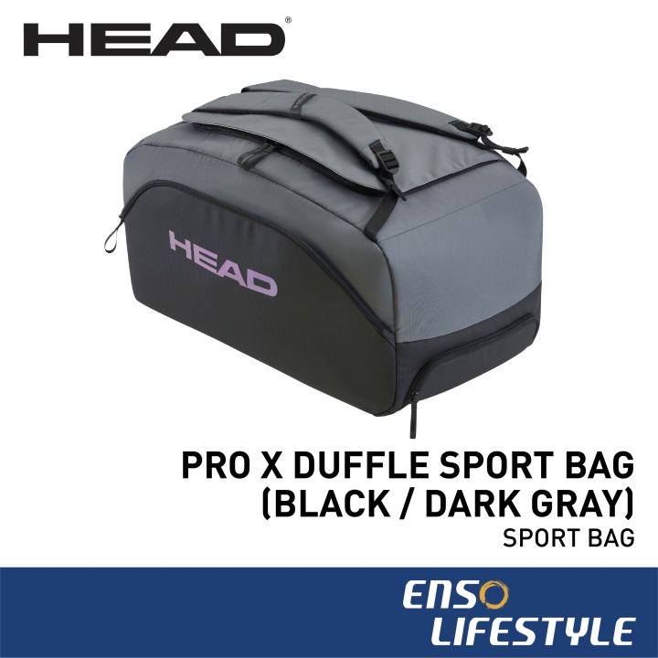 HEAD Tennis Racket Bag - Pro X Duffle Sport Bag L (Black/Dark Grey ...