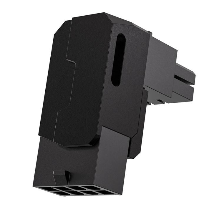 8 Pin PCIe GPU Power Adapter 90 Degree Angled Connector Aluminum Case ...