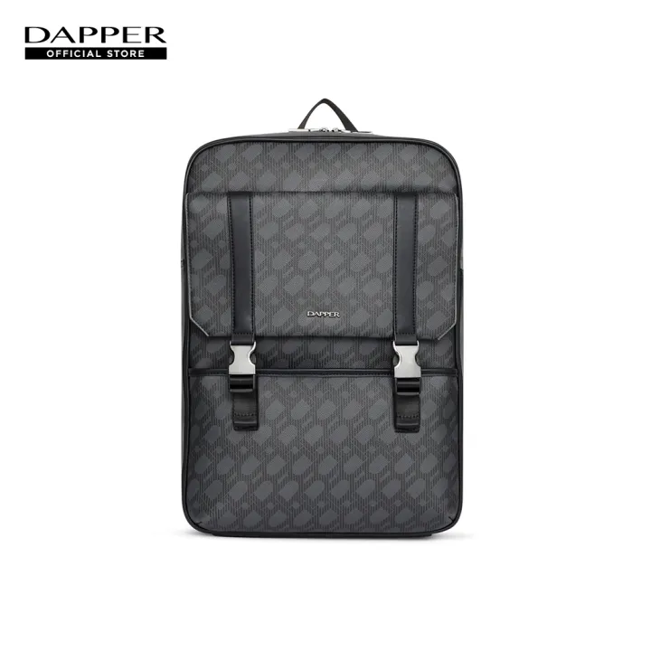 DAPPER กระเป๋าสะพายหลัง DP Monogram Tech Backpack สีดำ | Lazada.co.th
