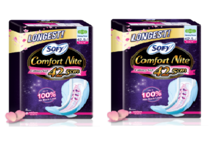 SOFY Body Fit Night Slim Wing 35.5 cm - 8 pads - Pack of 2 | Lazada PH