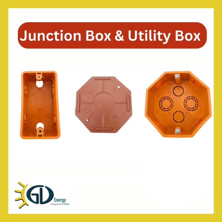 PVC Orange Utility Box Junction Box and Cover | Lazada PH
