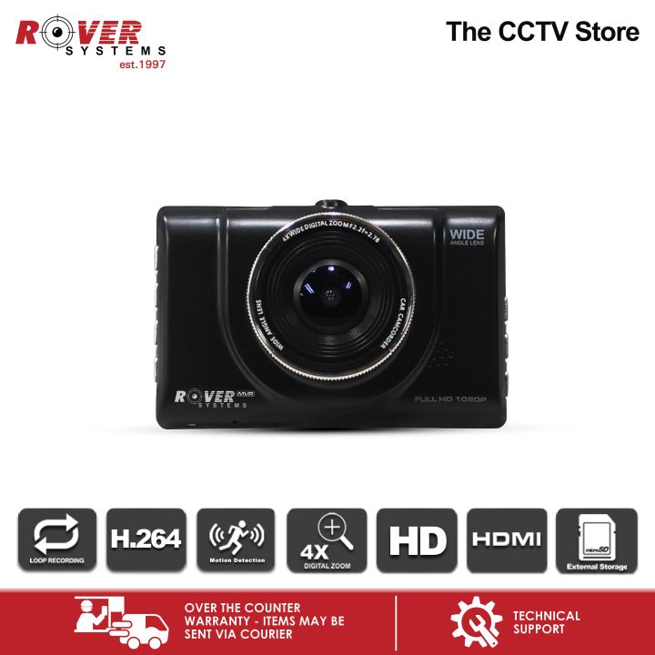 Rover Systems 1080P FHD Video Resolution, 12MP Image Resolution Wide ...