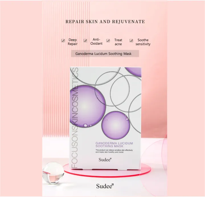 [Official SUDEE SG Distributor] Ganoderma Lucidum Soothing Mask Korea ...