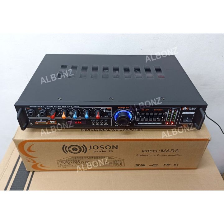 Professional Power Amplifier 600Watts Joson Mars with Equalizer/FM/USB ...