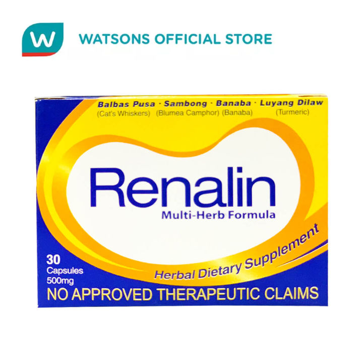 Renalin Multi-Herb Formula Capsule 500MG 30 Capsules | Lazada PH
