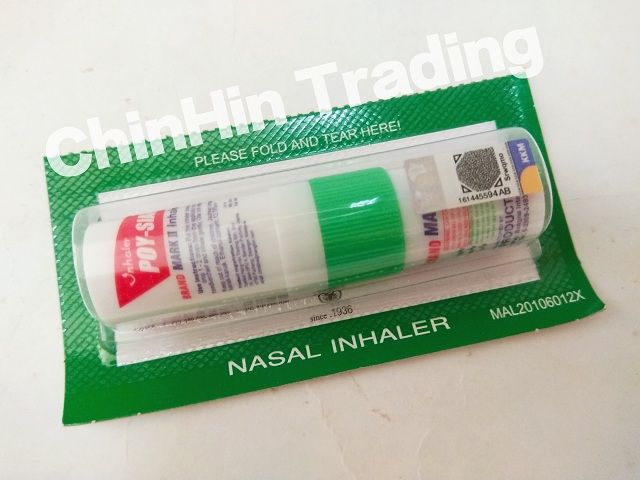 [ POY-SIAN ] Inhaler - Brand Mark II 八仙薄荷香筒 ( 1.7 ml ) | Lazada