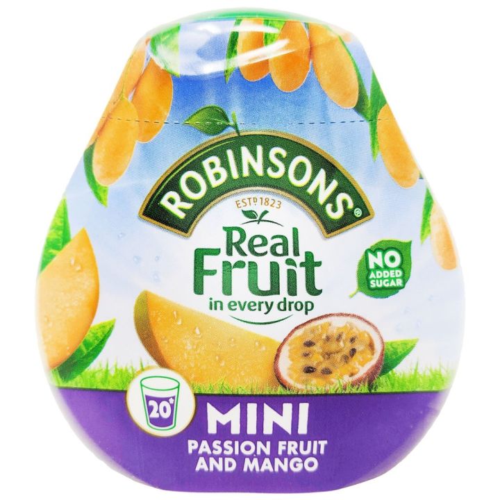 ROBINSON'S MINI * MAKES 20 DRINKS * Passion Fruit & Mango Squash ...