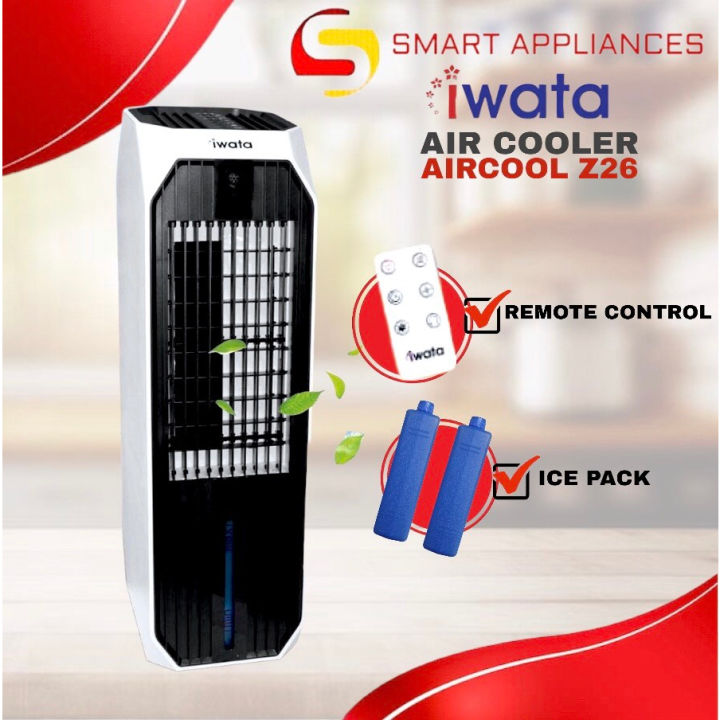 Iwata Aircool Z26 Evaporative Air Cooler 8 Liters with Remote Control ...