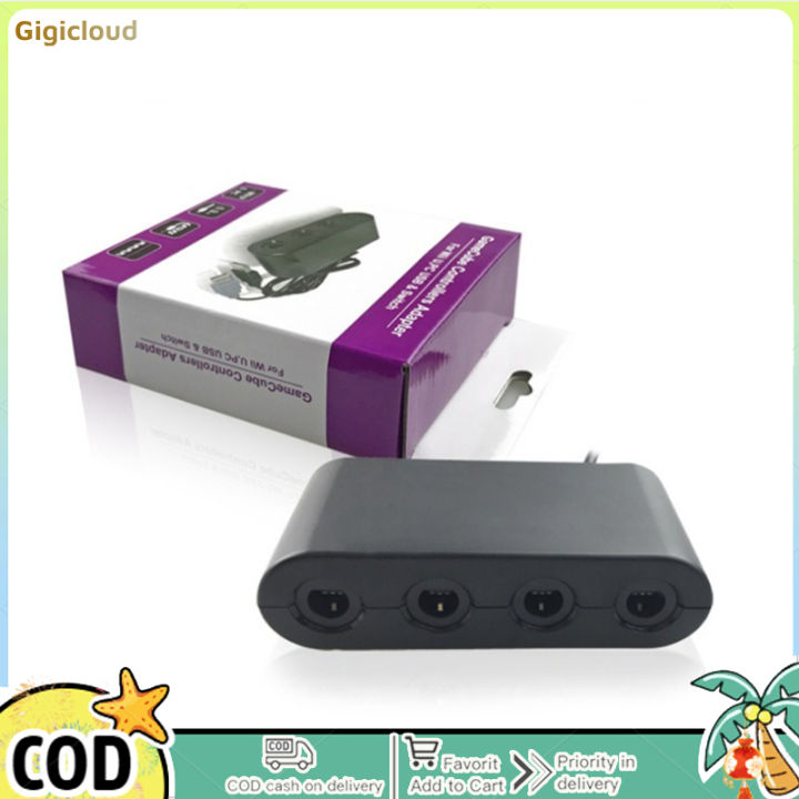 Game Controller Adapter Support 4 Controllers Universal 3-In-1 Gaming ...