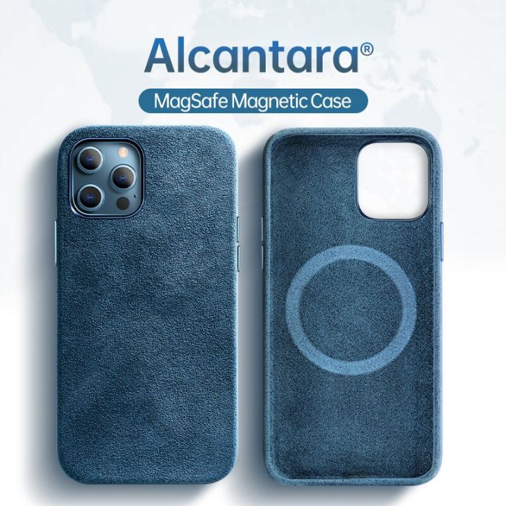 Alcantara Turn fur Case For iPhone 16 pro max 15 pro 14 pro max 13 pro ...