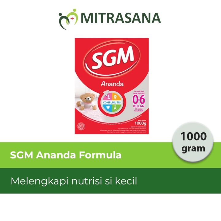 Sgm Ananda 1 | Sgm Ananda 2 | Susu Formula Bayi Bubuk 1000 Gr | Lazada ...