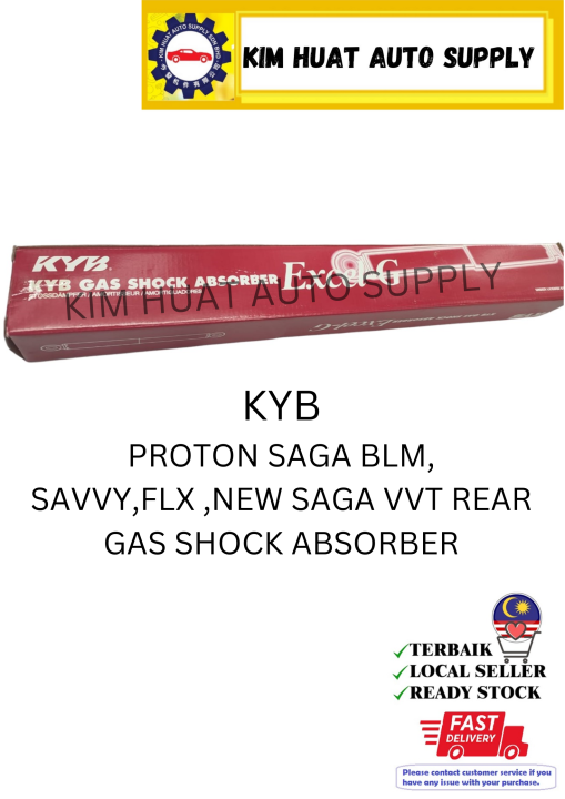 KAYABA PROTON SAGA BLM, SAVVY,FLX ,NEW SAGA VVT REAR GAS SHOCK ABSORBER ...