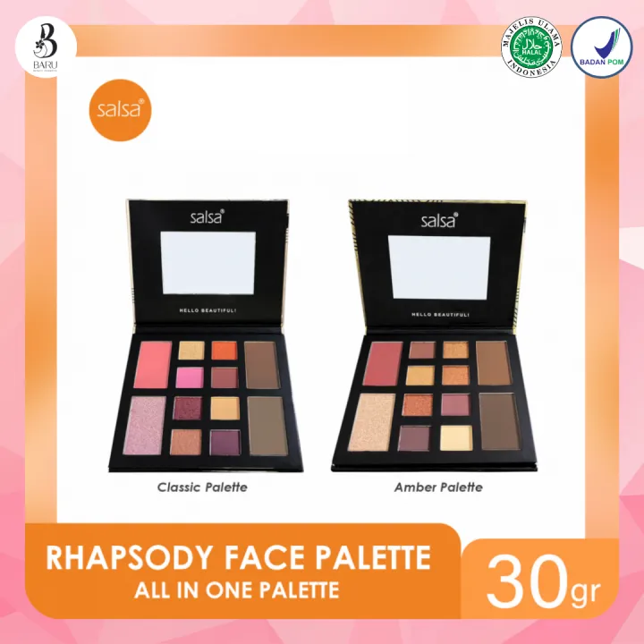 SALSA RHAPSODY FACE PALETTE | Face Pallete | Perona Pipi | Eyeshadow ...